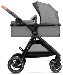 KINDERKRAFT - Kombinovaný kočárek 3v1 ESME Moonlight grey + autosedačka MINK PRO