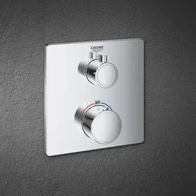 Grohe Grohtherm - Termostatická sprchová baterie pro 2 spotřebiče chro
