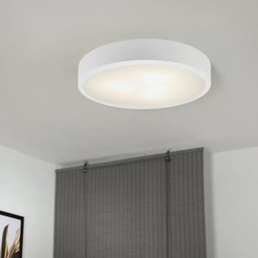 Stropní svítidlo NATURAL 5xE27/15W/230V pr. 47,5 cm borovice/bílá