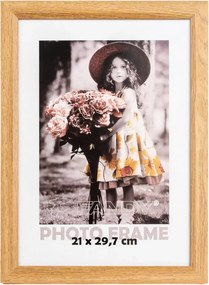 FANDY Dřevěný fotorámeček Bevel 21x29,7 2 hnědý