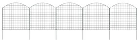 vidaXL Marketos Obloukový zahradní plot 77,5 x 78,5 cm zelený