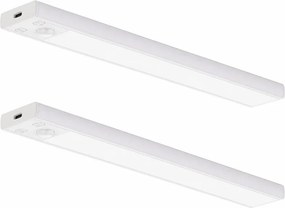 SADA 2x LED Nab. osvětlení nábytku se senz. VIRO LED/1,2W/800 mAh 30cm CCT bílá