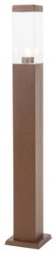 Smart buitenlamp paal roestbruin 80 cm incl. Wifi P45 - Malios