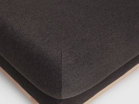 Nordic Design Antracitově šedá látková podnožka Skandi