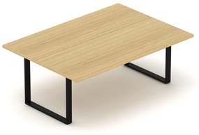 Konferenční stůl EPIC (více os.), 180/240cm, ocelová podnož O, (deska v celku)