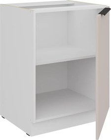 COMO | dolní skříňka 60 D 1F policová | 60 cm | bílá/kašmír