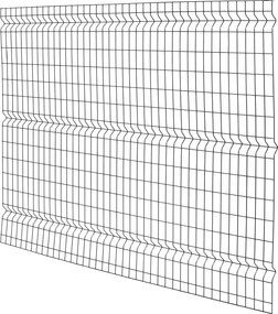 Jednoduché svařované 3D plotové pletivo antracitová 150 x 200 cm