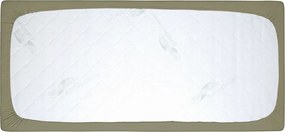 Jersey prostěradlo tmavé khaki na výšku matrace do 20 cm Velikost: 140 x 200