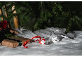 Set vánočních ozdob Moomin Heart/Snowflake 5cm / 2ks