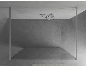 Mexen Kioto volně stojící sprchová zástěna 150 x 200 cm, Průhledné 8 mm, Chromovaná - 800-150-002-01-00