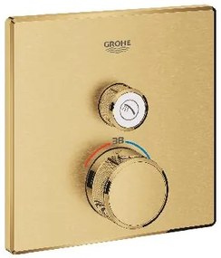 Grohe Grohtherm SmartControl - Termostatická sprchová baterie pod omítku s 1 ventilem, kartáčovaný Cool Sunrise 29123GN0