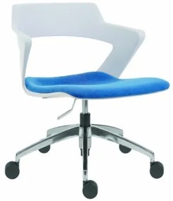 Antares Plastová židle 2160 TC AOKI ALU SEAT UPH GALERIE - Čalounění Antares LÁTKY (RF, MT) / RELIFE, MILTON Barva plastu Antares cihlově červená