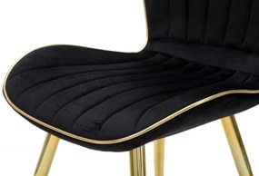 Designová jídelní židle Dandelion II černá