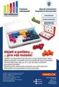 MINDOK HRA logická SMART IQ XOXO hlavolamy *SPOLEČENSKÉ HRY* mn249