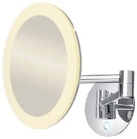 Nimco Kosmetická zrcadla - Kosmetické zrcátko nástěnné s LED osvětlením, chrom ZK 20265P-26