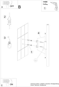 Sollux SL.1529 - Nástěnné svítidlo PASTELO 2xG9/8W/230V červená