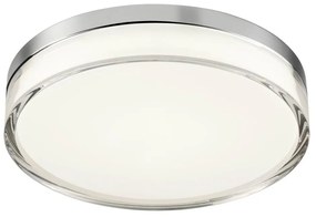 Redo 01-3728 - LED Stropní svítidlo FRISBI LED/18W/230V 3000/4000K IP44 chrom