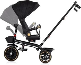 CHIPOLINO Tříkolka se stříškou Max Sport 2v1 Noir