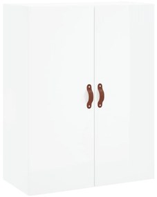 Skříň highboard lesklá bílá 69,5 x 34 x 180 cm kompozitní dřevo,  3195933
