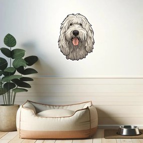 PIPPER. Nálepka Komondor Velikost: 60cm