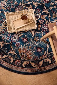 Koberec Agnella Isfahan Amara smaragdový kruh