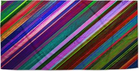 Sablio Ručník Nabarvené dřevo - 50x100 cm