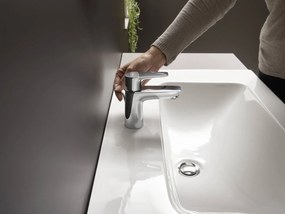 Hansgrohe Talis E, umyvadlová baterie 80 s odtokovou soupravou s táhlem, chromová, 71700000