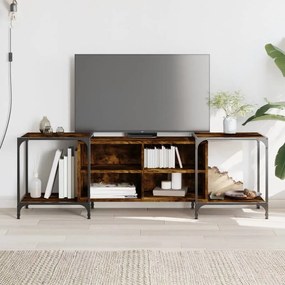 vidaXL TV skříňka 153 x 37 x 50 cm kompozitní dřevo [837602] Barva: kouřový dub