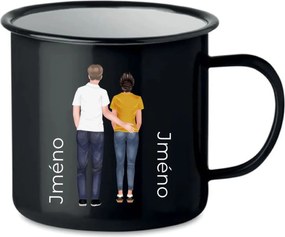 Personalizovaný retro plecháček s párem