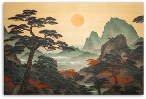 Gario Obraz na plátně Japonská krajina Rozměry: 60 x 40 cm