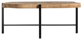 Konferenční stolek gina 87 x 74 cm hnědý MUZZA