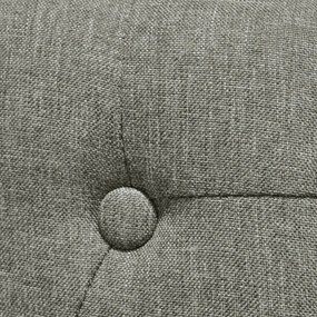Jídelní židle 4 ks šedé textil 242224