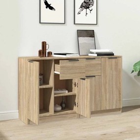 Příborníky 2 ks dub sonoma 60 x 30 x 70 cm kompozitní dřevo 3115814