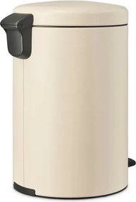 Béžový nášlapný ocelový odpadkový koš 20 l NewIcon – Brabantia