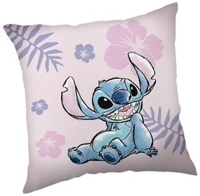 Fleecový dětský polštářek 40x40 cm Lilo a Stitch "Pink" – Jerry Fabrics