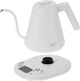 Adler AD 1349 bílá / Rychlovarná konvice / 1100 W / 1L