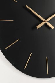 BIZZOTTO Nástěnné hodiny TIMELINE černé 60 cm 0182385