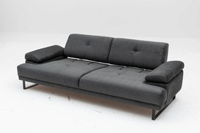 Designová 3-místná sedačka Vatusia 239 cm antracitová