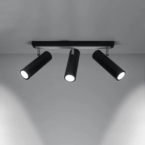 Sollux Lighting Stropní svítidlo DIREZIONE 3 černé