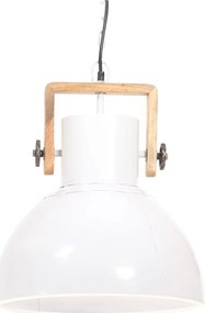 vidaXL Industriální závěsné svítidlo 25 W kulaté 40 cm E27 [320535] Barva: Bílá