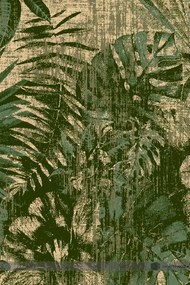 Kusový koberec Jungle zelený 133 x 190 cm