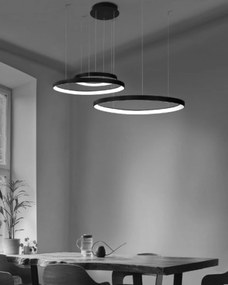 Moderní lustr Amanda Pendant 45+65+85 3000K černé