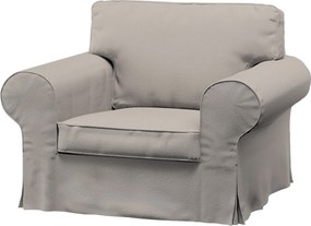 Potah na křeslo IKEA Ektorp barva béžová látka pletený vzor