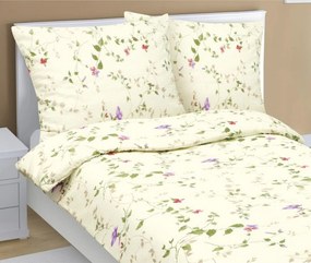 Povlečení krepové Smetanová 80/497 - 140x220, 70x90 cm