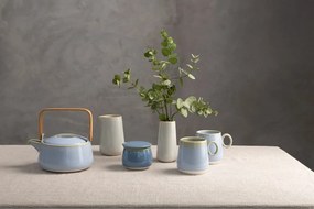 Modrá porcelánová konvice na čaj 1 l Juna – Premier Housewares