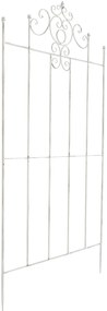 2x Mřížka na popínavé rostliny Paula - 180 x 85,5 cm - Bílá antik