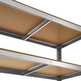 Fistar AKCE - Balíček : 3x Regál 1500x700x300 mm kovový zinkovaný 4-policový, nosnost 700 kg