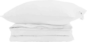2-in-1 Duvet s polštářem 2 ks Bílá Peří 3376368