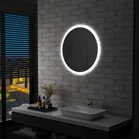 Koupelnové zrcadlo s LED osvětlením 70 cm 144724