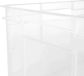 Keeeper Úložný box pro domácnost i dílnu, BRUNO XXL, 54L, 52 x 43 x 28 cm, transparentní